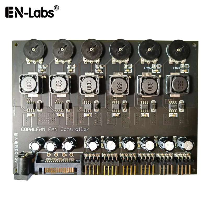 3pin-Fan-Speed-Controller-Molex-4pin-or-SATA-Powerd-Fan-Hub-Controller ...