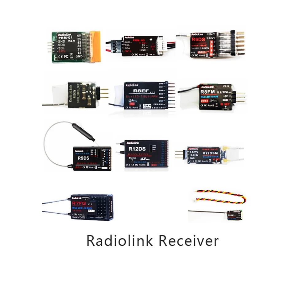 Radiolink R12DSM R12DS R9DS R8FM R8EF R8FM R6DSM R6DS R6FG R6F RC 수신기, RC 송신기용 2.4G 신호 ...