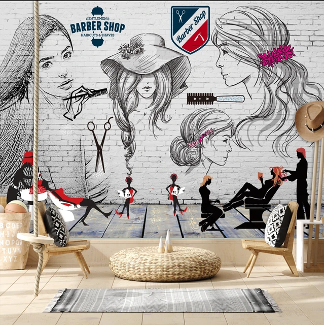Barber Shop Wallpaper Border