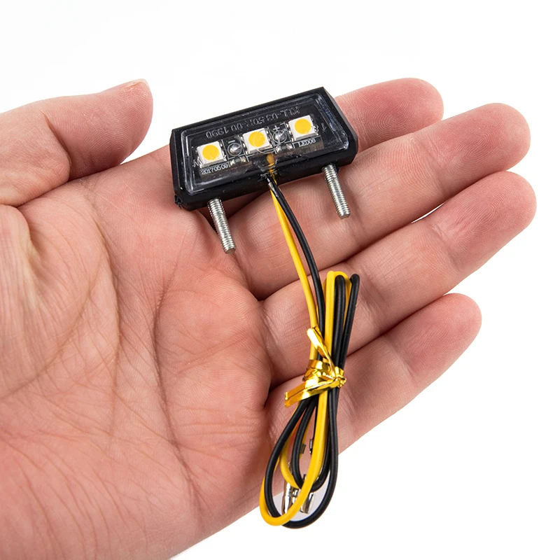 1pc Hot Sale New 12V Motorcycle License Plate LED light Waterproof ...