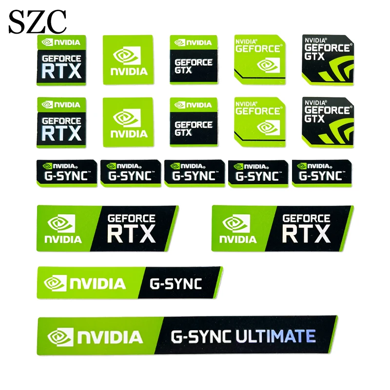 NVIDIA-GTX-RTX-GEFORCE-Sticker-etiqueta-de-escritorio-para-port-til ...