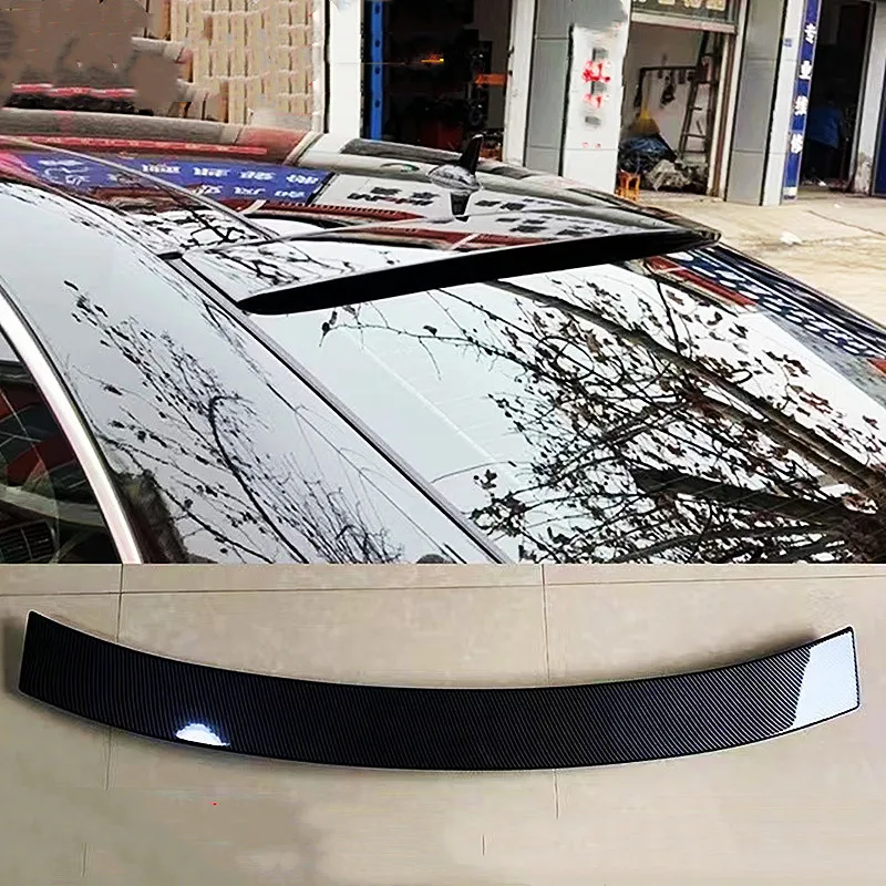 Universal Rear Spoiler Universal Rear Roof Spoiler - Carbon Fiber Print ...