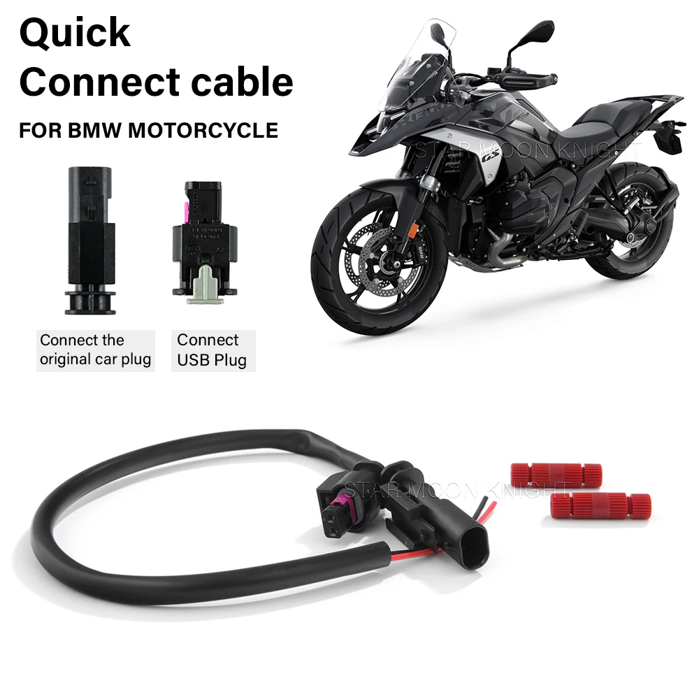 Quick-Connect-Cable-Wire-For-BMW-R-NINE-T-R9T-F900R-F-850-GS-GSA1200 ...