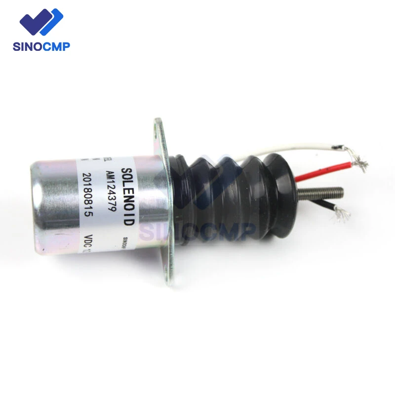 12V Fuel Shut Off Solenoid AM102863 AM124377 AM124379 for John Deere ...