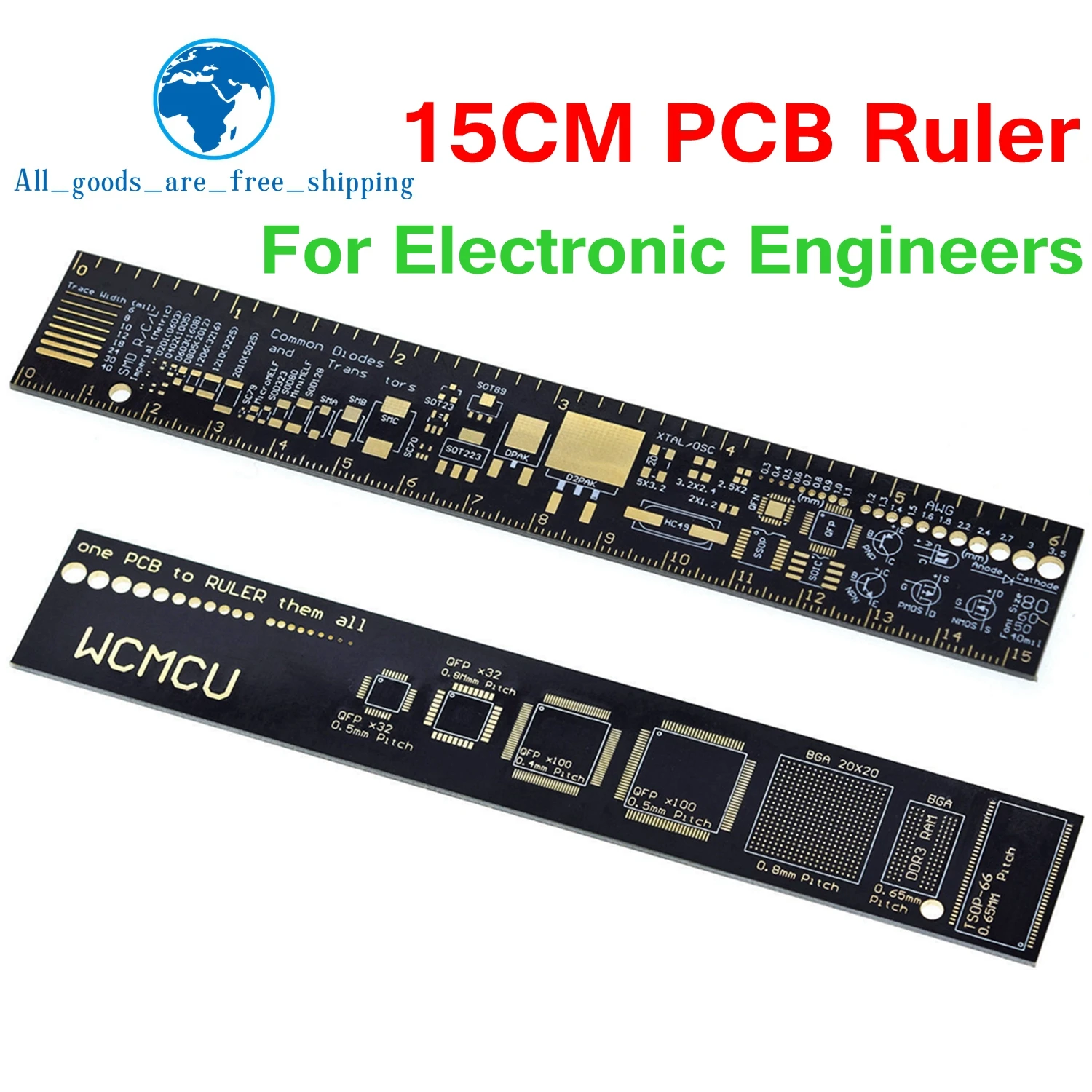 TZT-PCB-Ruler-For-Electronic-Engineers-For-Geeks-Makers-For-Arduino ...