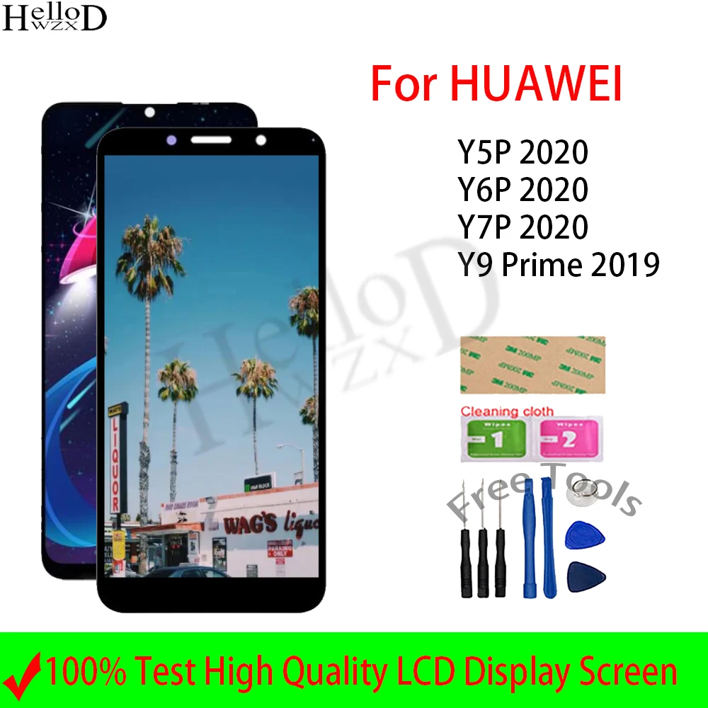For Huawei Y9 Prime 2019 Lcd Display For Huawei Y5p Y6p Y7p 2020 Lcd ...