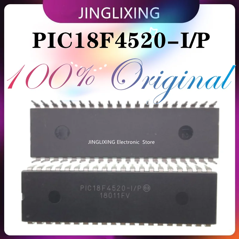 Unids/lote Original PIC18F4520 I/P 18F4520 I/P 18F4520 DIP 40 nuevo IC ...