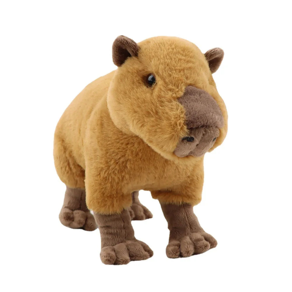 33cm Simulation Capybara Plush Toy Kawaii Capybara Stuffed Doll Soft ...