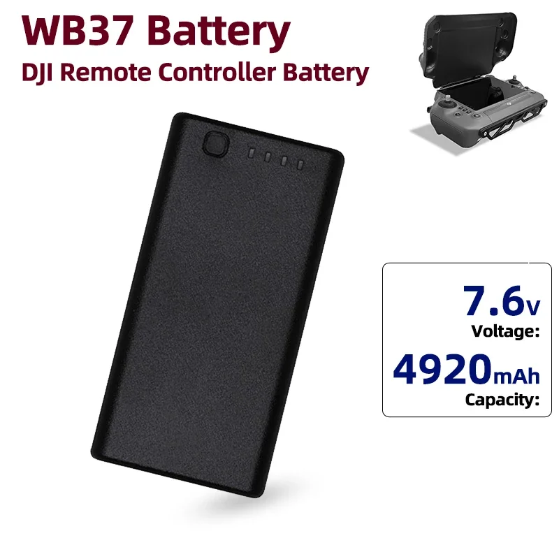 WB37-Battery-4920mAh-DJI-Remote-Controller-Battery-7-6V-for-Drone ...