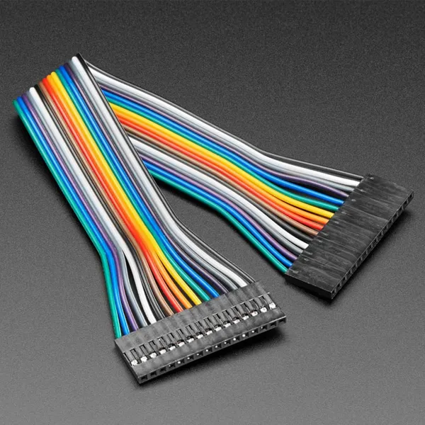 100PCS 16PIN DUPONT LINE female to female PITCH 2.54MM 20CM double head ...