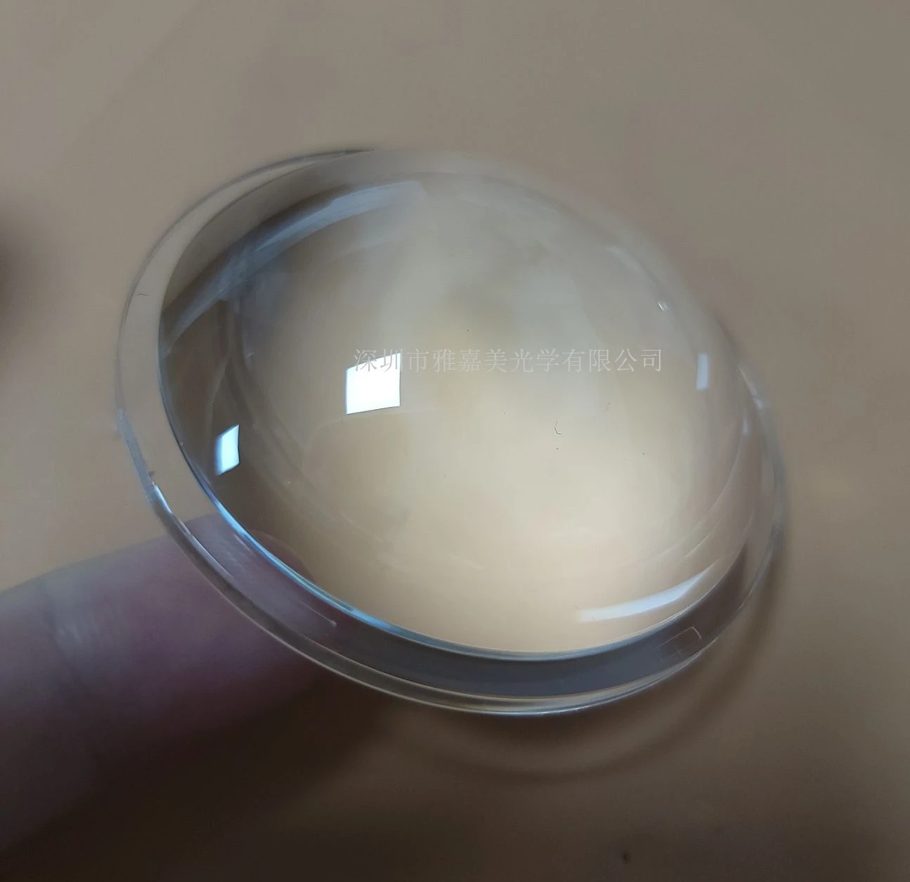 Plastic LED lens Diameter 64MM, Height 20MM Plano convex lens ...
