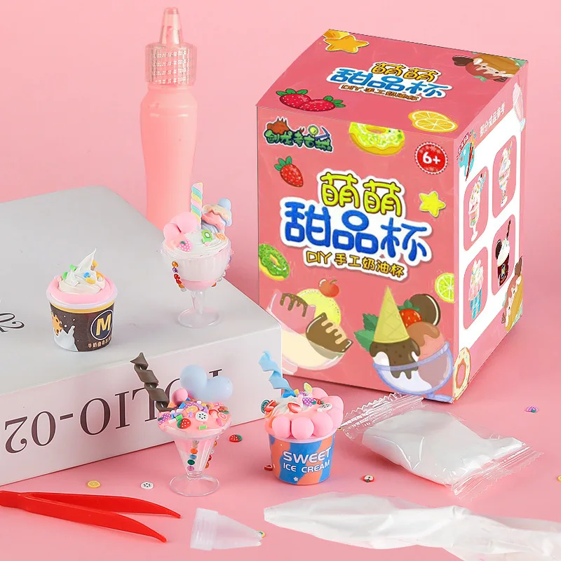 Children-s-Handmade-Simulation-Cream-Glue-DIY-Homemade-Ice-Cream ...