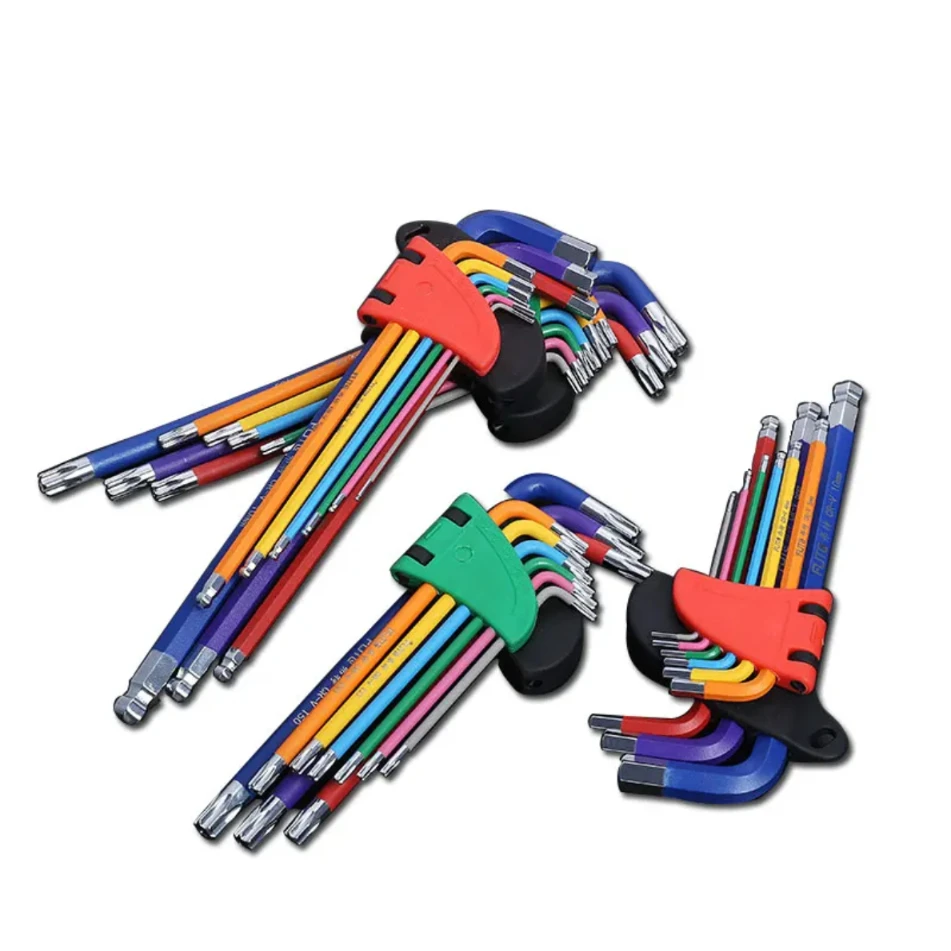 Allen Key Set L Wrench Kit For Allen Screw 9PCS Long Arm Hex Key Set 1 ...