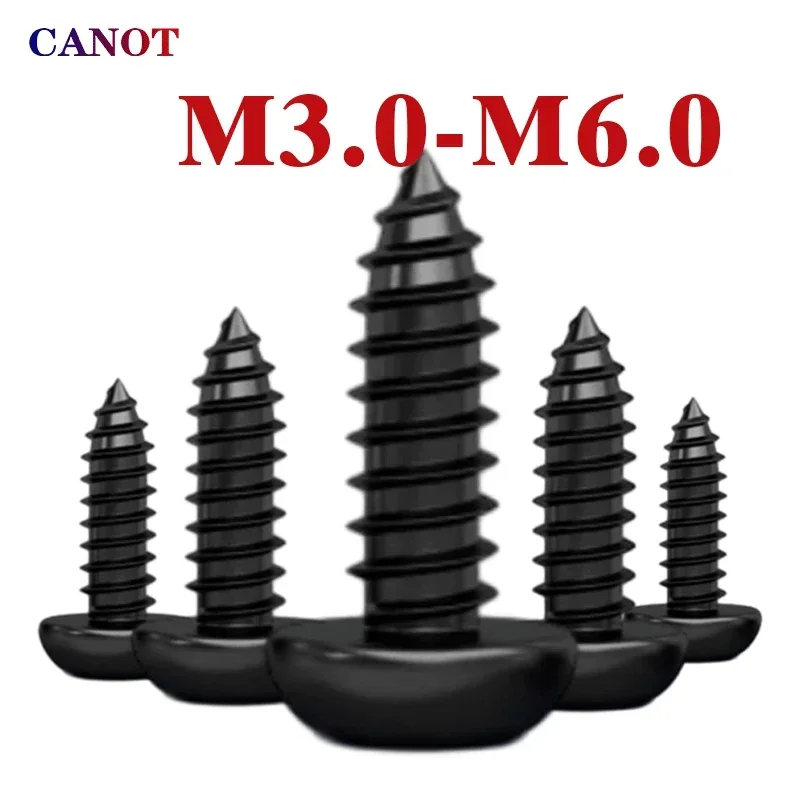 Hex Hexagon Socket Self Tapping Screw M3 M4 M5 M6 Grade 8.8 Black ...