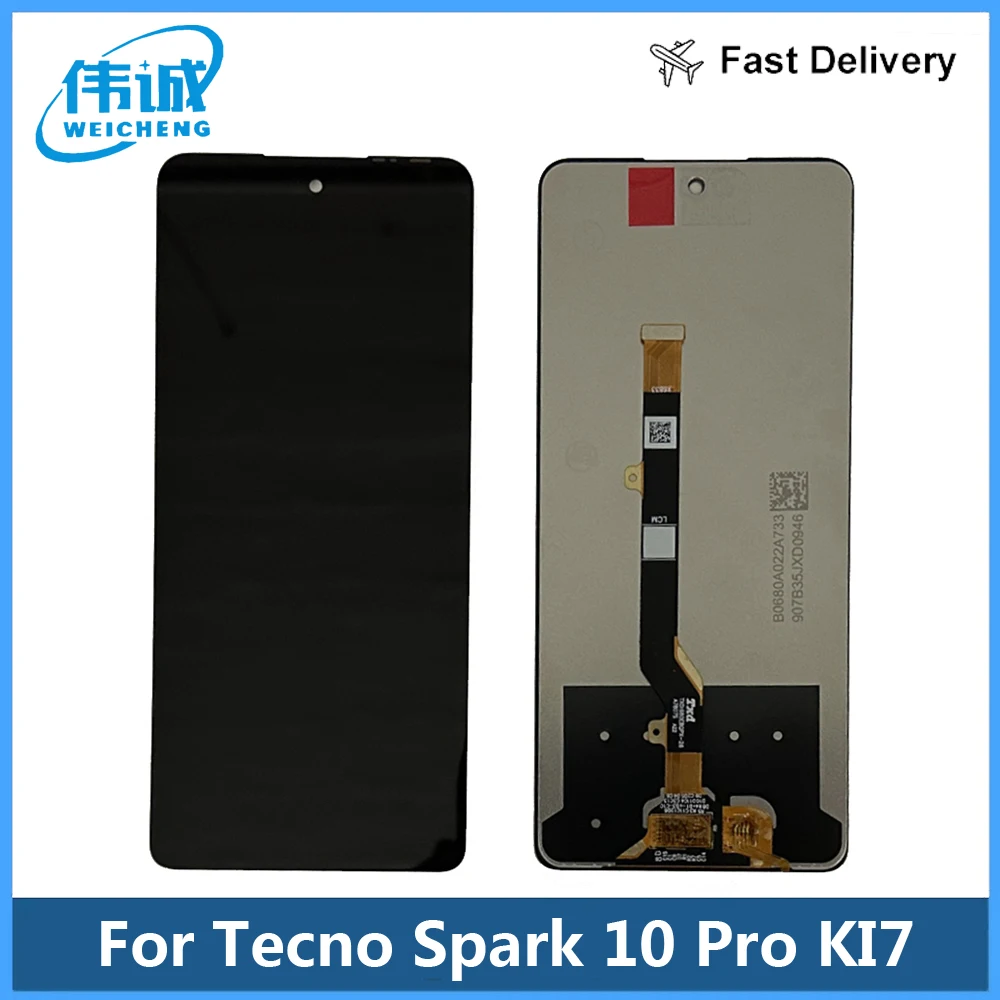 6-5-para-tecno-spark-10-pro-display-lcd-tela-de-toque-digitador-assembl ...
