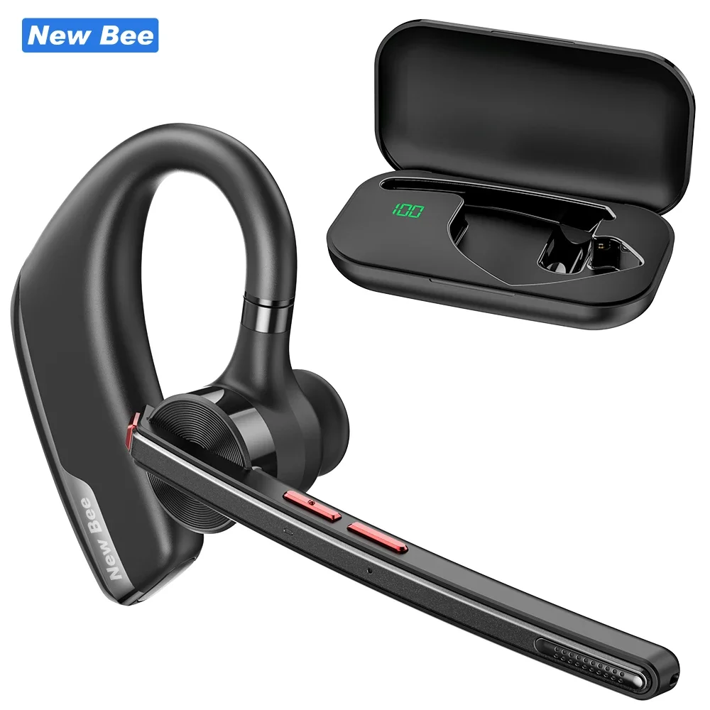 New Bee M51 Wireless Charging Business Headset Single Ear Earpiece Hand
