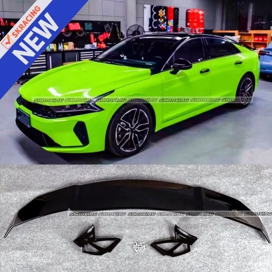 New-Style-Fits-For-2021-2023-Kia-Optima-K5-Glossy-Black-Rear-Trunk-Lid ...