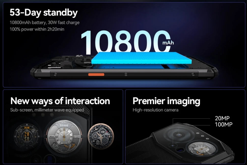 2025 IIIF150 B3, CPU MT6781V 120Hz 6.6-inch screen, 4G Rugged smartphon ...