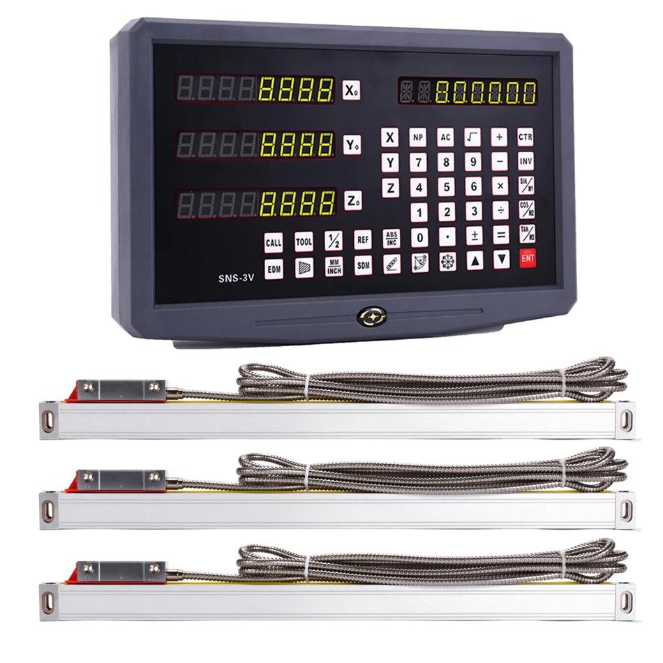 SNS-2V-SNS-3V-Dro-Kit-Linear-Encoder-Set-Digital-Readout-Display-5U-5V ...