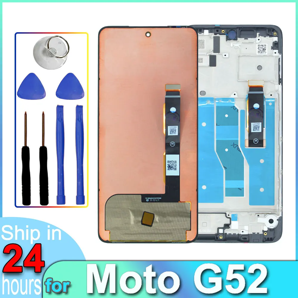 New Tested LCD for Motorola Moto G52 XT2221 2022 LCD Display Touch ...