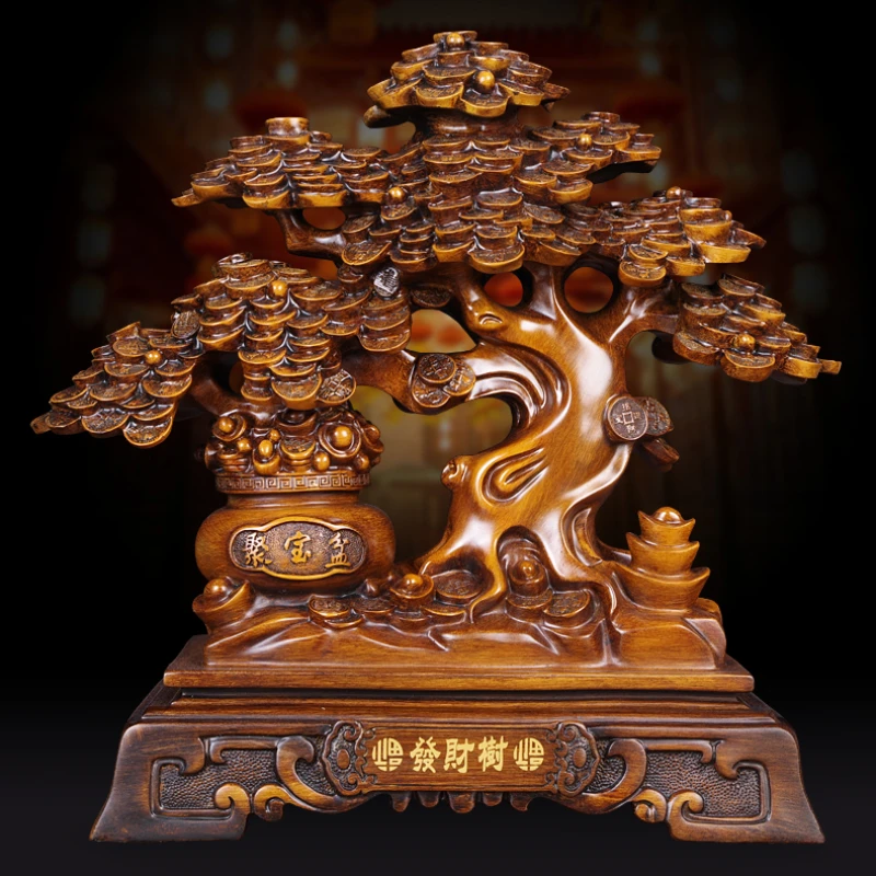 Resin-Wealth-Tree-Decoration-Hotel-Front-Desk-Decoration-Housewarming ...