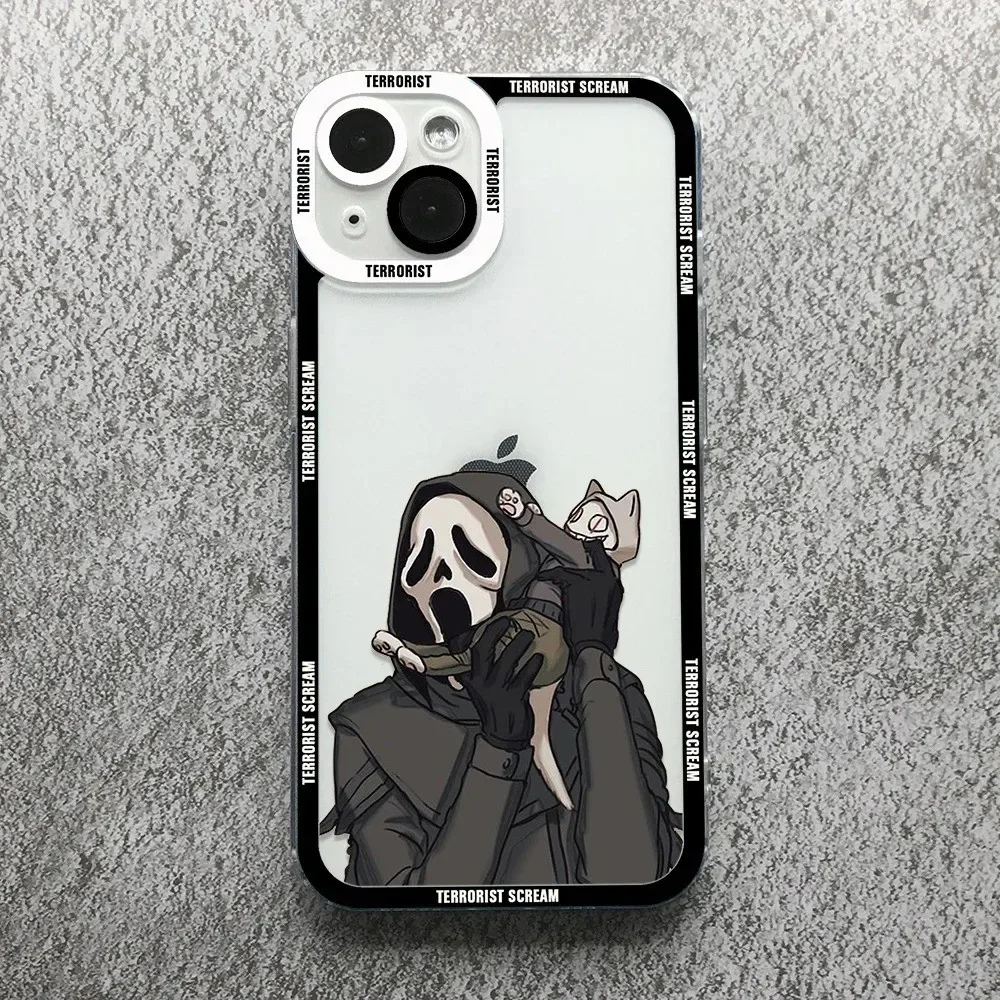Scary Scream Ghost Phone Case For Samsung Galaxy S24 S23 S22 Ultra S21 ...