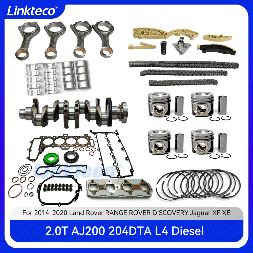 Engine-part-Full-gasket-set-Piston-ring-Crankshaft-Bearing-Connecting ...
