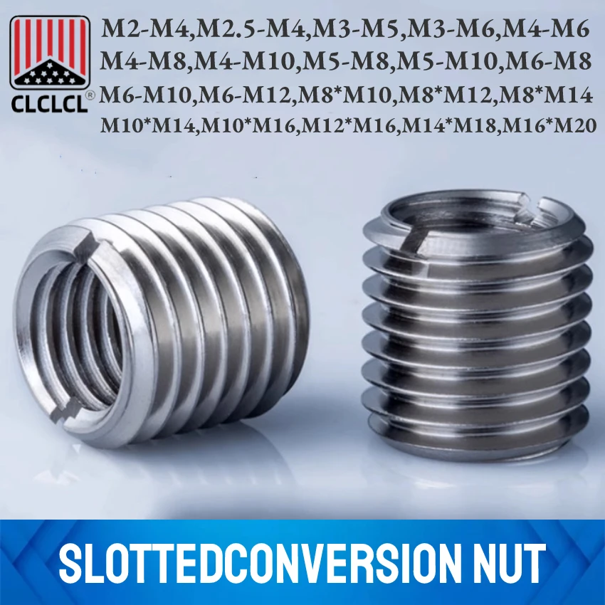 M2-M12stainless-steel304-inside-outside-thread-slotted-Adapter-screw ...