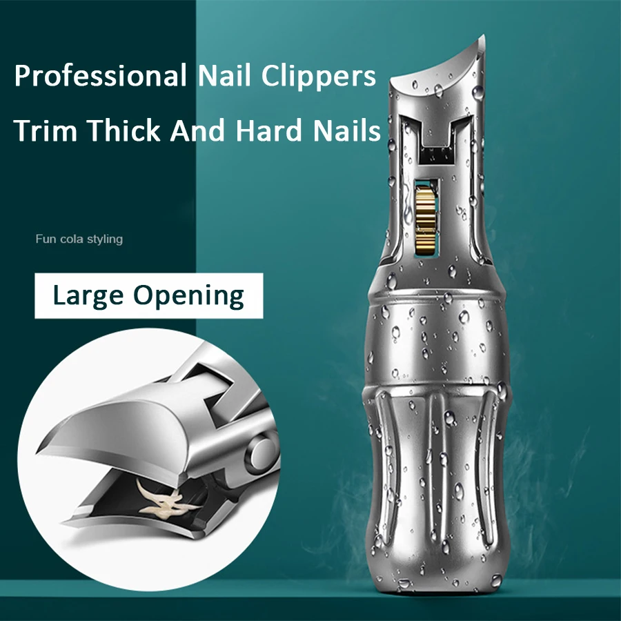 Professional-Fingernail-Clipper-Cutters-Cola-Shaped-Nail-Clippers ...