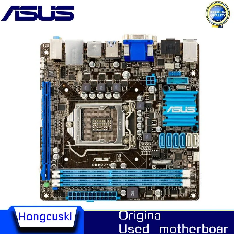 MINI ITX ITX HTPC เมนบอร์ดต้นฉบับสำหรับ ASUS P8H77 I LGA 1155 DDR3 I3 ...