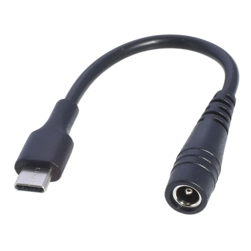 DC Type-c female to 5.5*2.1 female Cables 5521 Power Jack DC Power ...