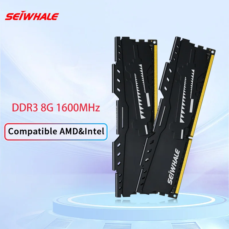 Seiwhale ddr3 8gb 1600mhz desktop memória dimm 1.5v ram módulo de memória| | - AliExpress