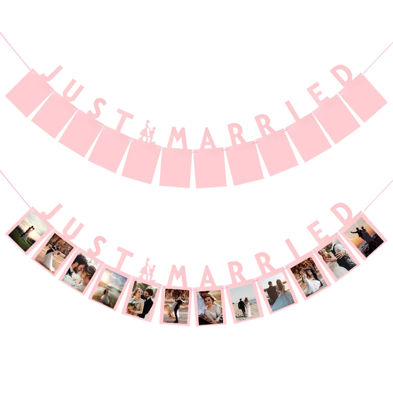 Diy Just Married Banner