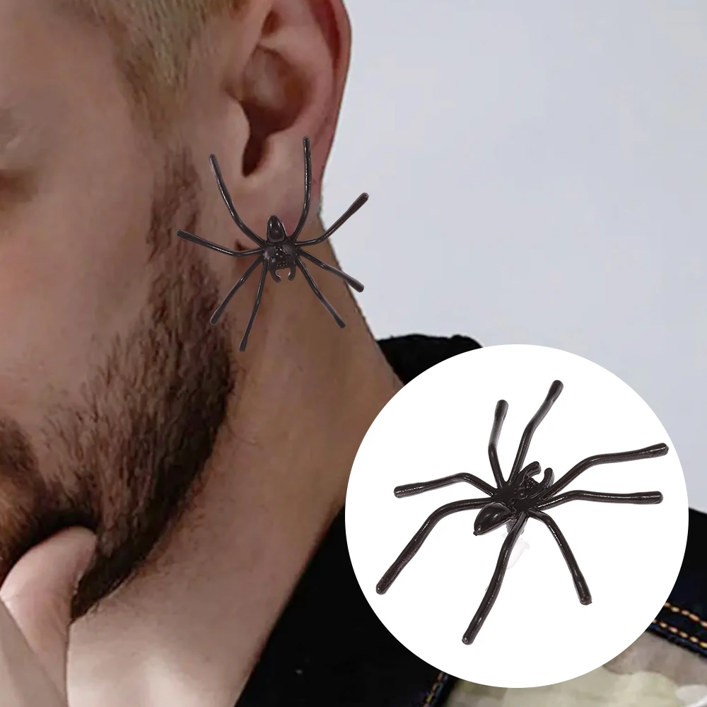 Giant-Spider-Earrings-Alternative-Spider-Lover-Goth-Fashionista-Funny ...