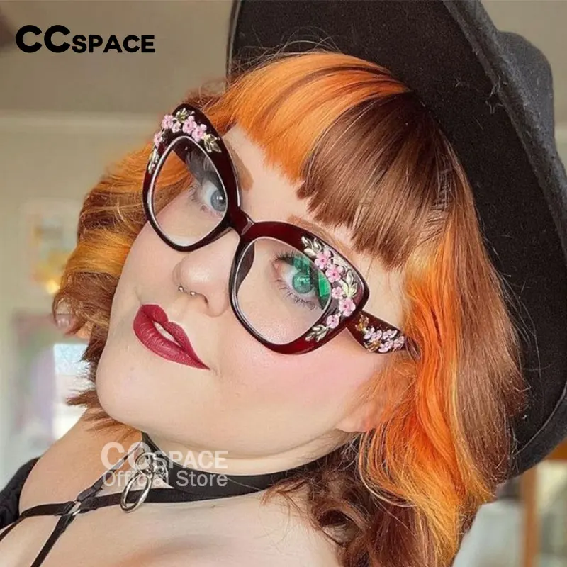 Big Glasses Frame Women Luxury | Big Eyeglasses Women | Luxury ...