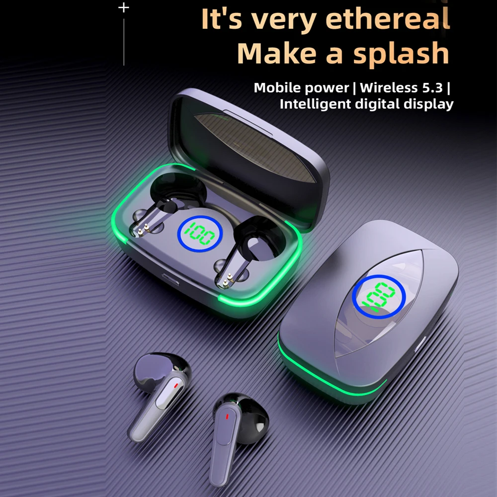 M80-TWS-PRO-Bluetooth-Earphones-Gaming-Wireless-Earbud-Sport-Noise ...