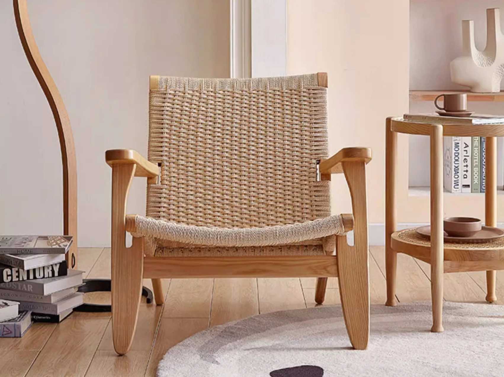 American-indoor-and-outdoor-balcony-single-rattan-chair-outdoor-garden ...
