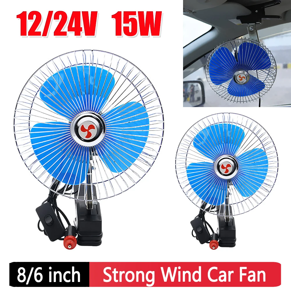 Strong-Wind-Rotatable-Clip-Cooling-Fan-8-6inch-Low-Noise-Oscillating ...