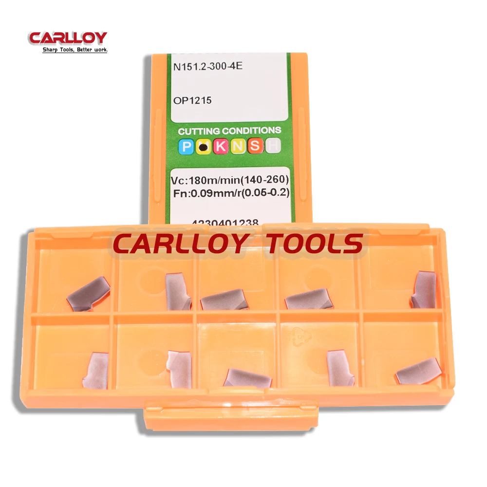 3mm N151.2-300-4E 4mm N151.2-400-4E OP1215 OP1315 Carbide Parting ...