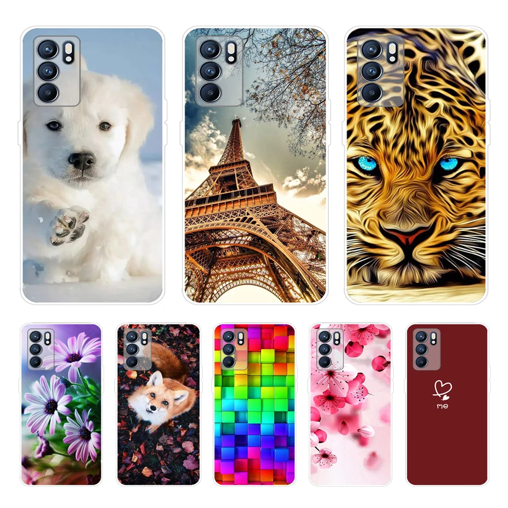 For-OPPO-Reno6-4G-Case-Back-Cover-For-Oppo-Reno6-5G-TPU-Soft-Silicon ...