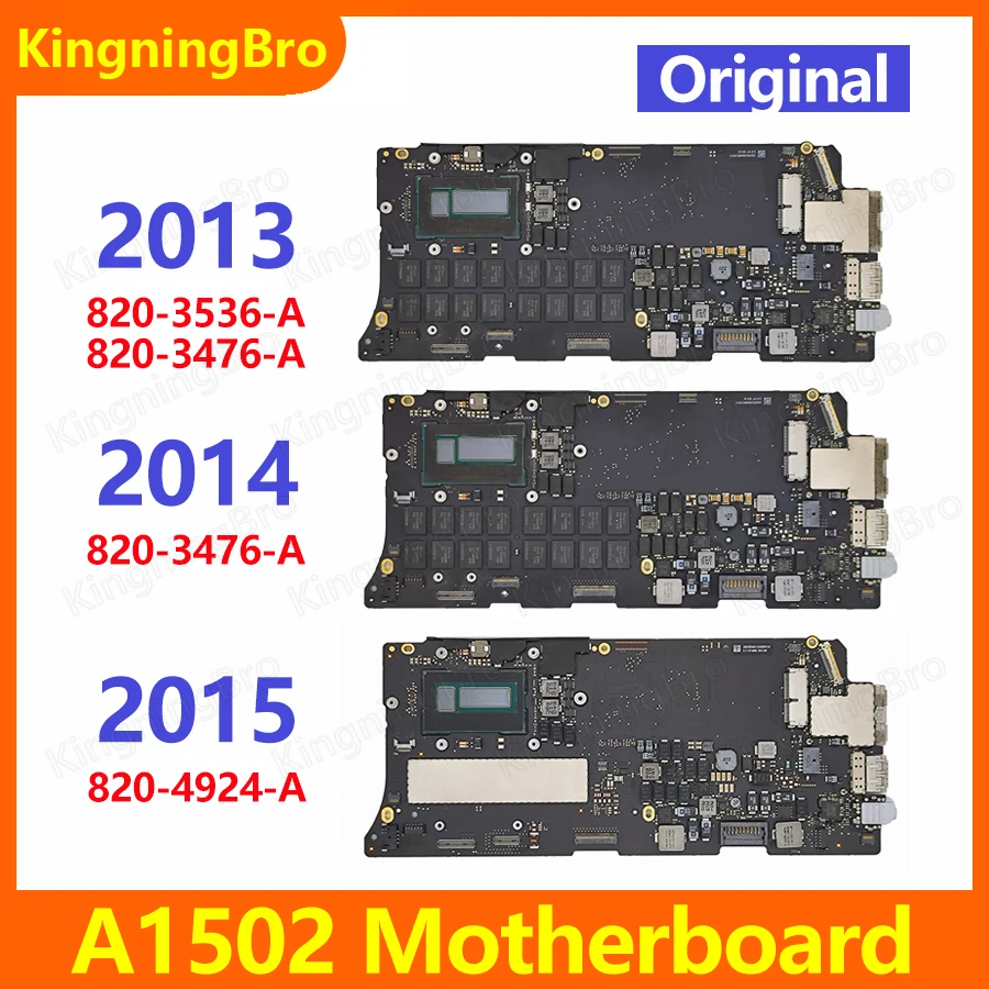Original Motherboard For Macbook Pro Retina 13" A1502 Logic Board I5 I7 ...