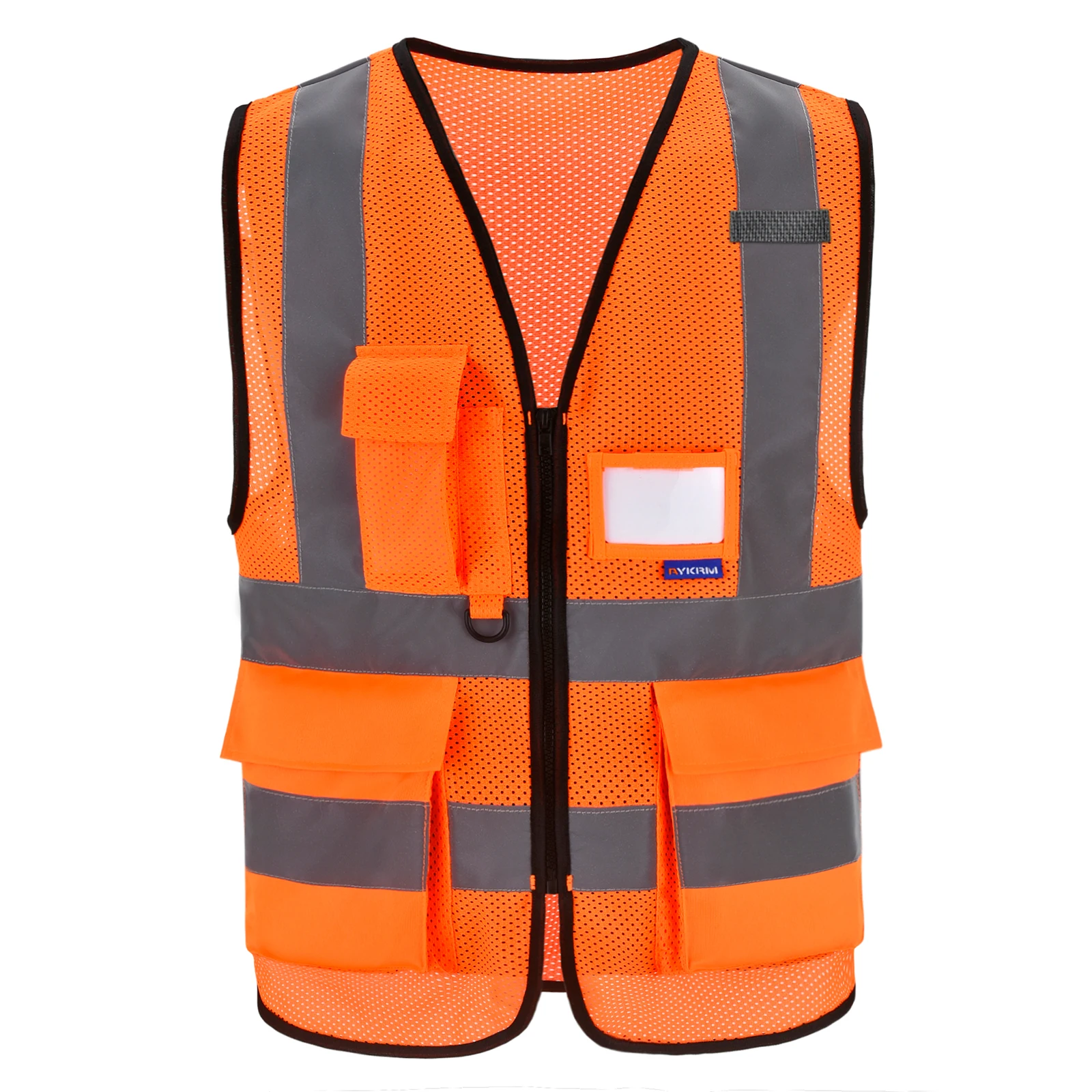 AYKRM-21-Colour-XS-8XL-Hi-Vis-Viz-High-Visibility-Reflective-Zip-Pocket ...