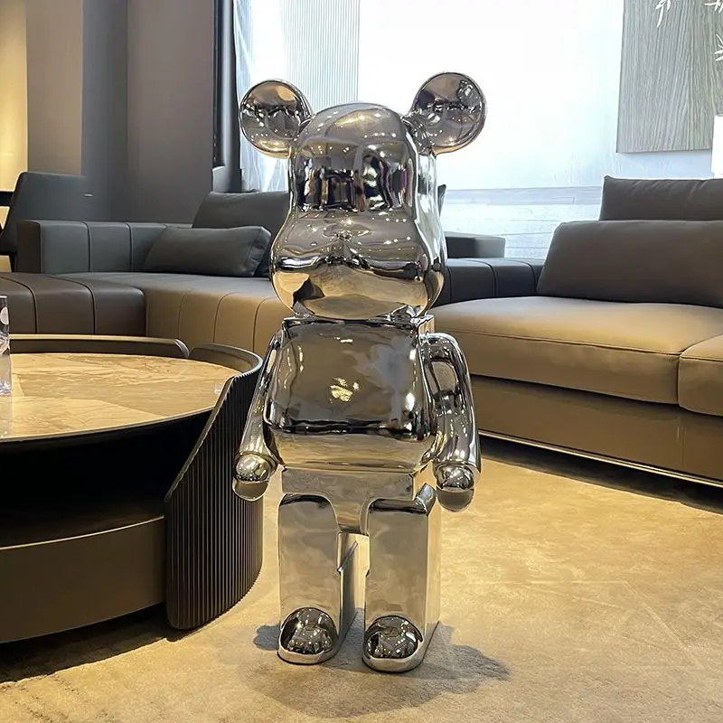 Home Decoration Accessories Cartoon large Bear Figurine Interior Nordic ...