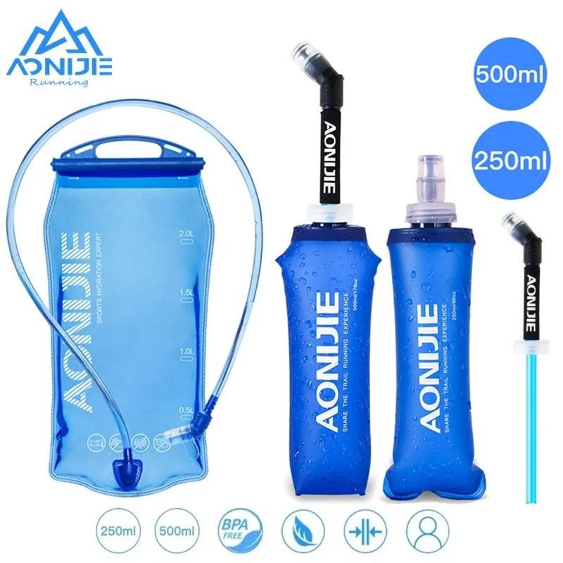 AONIJIE-Soft-Flask-Water-Bottle-Folding-Collapsible-Water-Bags-TPU-Free ...