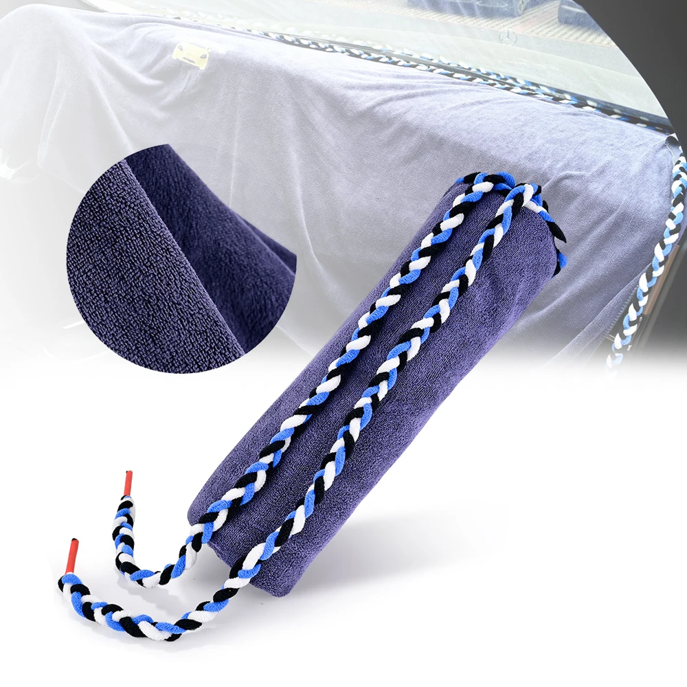 FOSHIO Windshield Cleaning Microfiber Towel Water Absorbed Rope ...