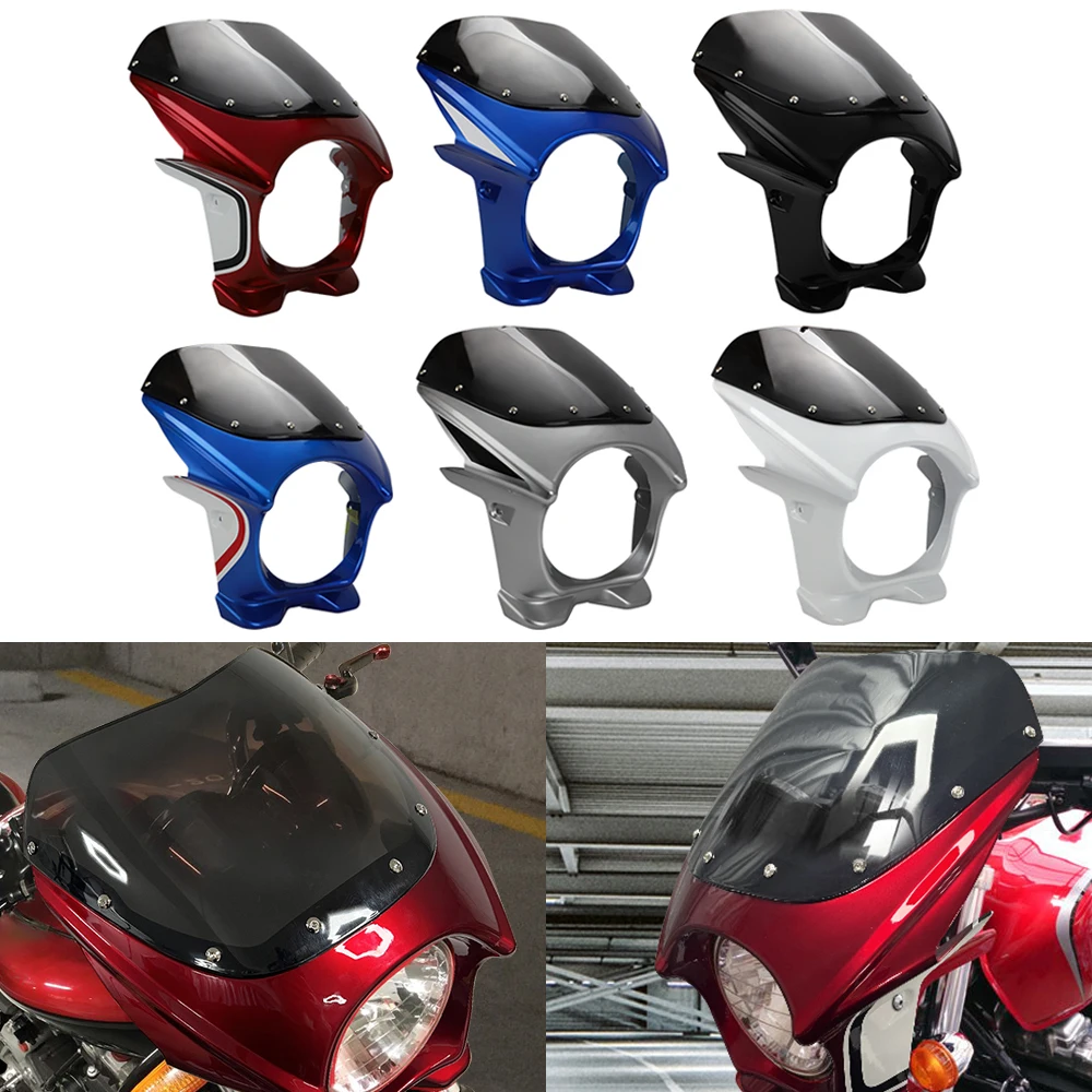 Motorcycle-Guide-Cover-For-Honda-CB400-VTEC-7-Inch-Retrofit-Head ...
