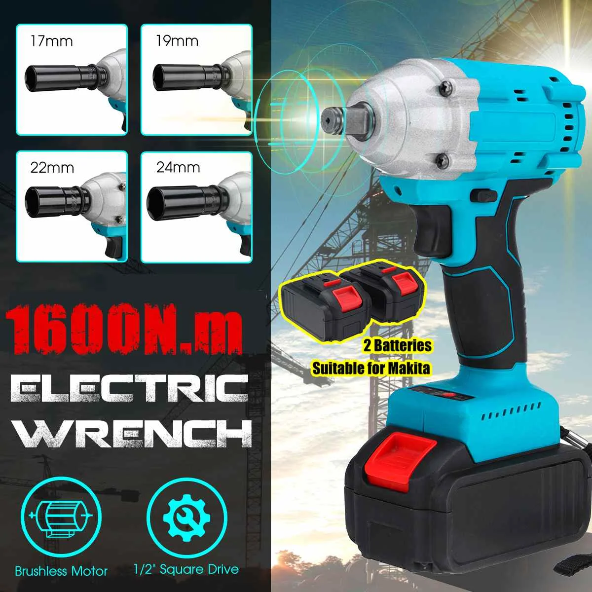 1600N-m-588Vf-High-Torque-Brushless-Wrench-Cordless-Electric-Impact ...