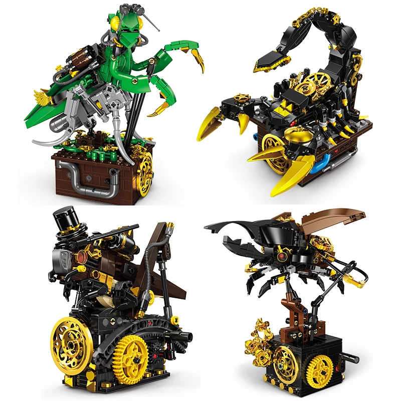 Technical-MOC-Creative-Punk-Mechanical-Insect-Mantis-Scorpion ...
