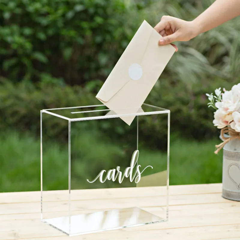 Caja-de-tarjeta-de-boda-personalizada-caja-de-acr-lico-caja-de-tarjeta ...
