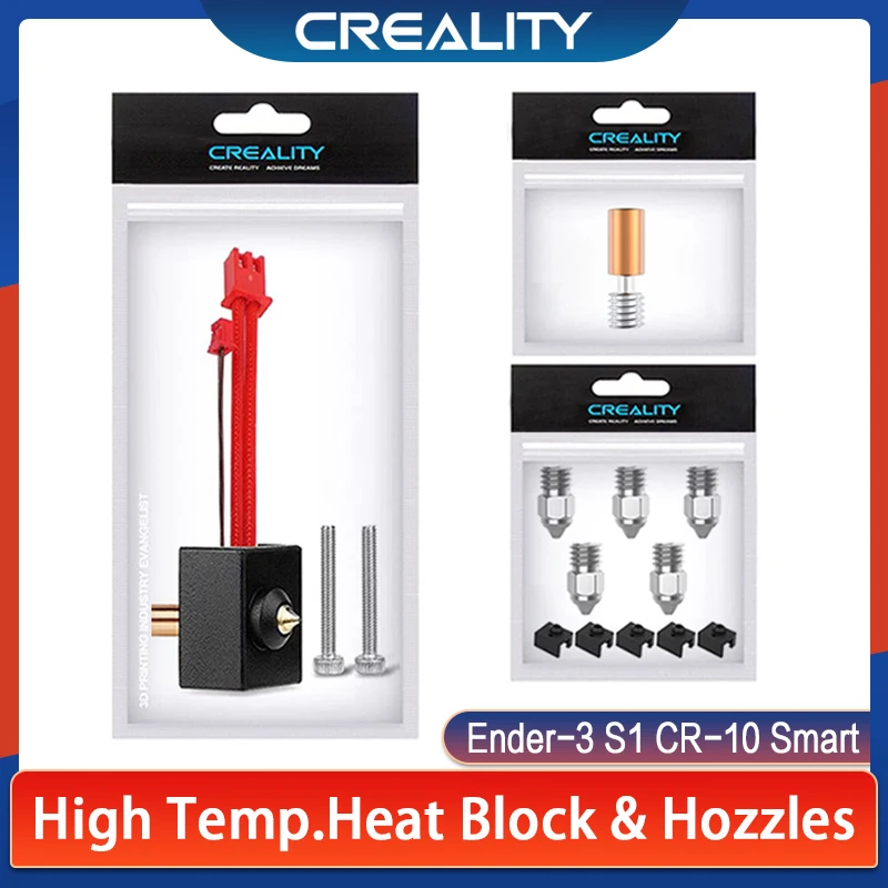 Creality Official Sprite Extruder Heat Block Kit High Temp Parts ...